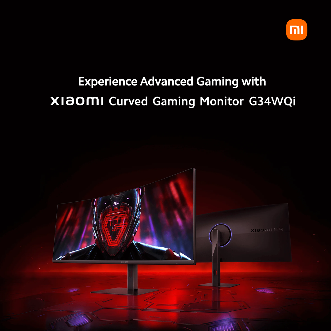 Advanced Gaming with Xiaomi Curved Gaming Monitor G34WQI – XiaomiSale